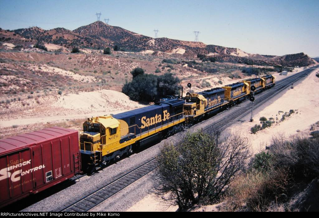 8076 eastbound at Summit